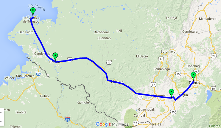 PASTO – TUMACO – Transipiales